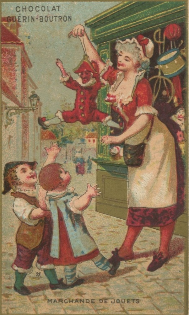 Le pantin (The Harlequin) in two versions - Fernand Martin Tin Toys