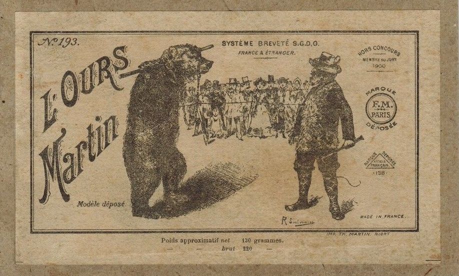 (1) L'Ours Martin number 193 - Fernand Martin Tin Toys