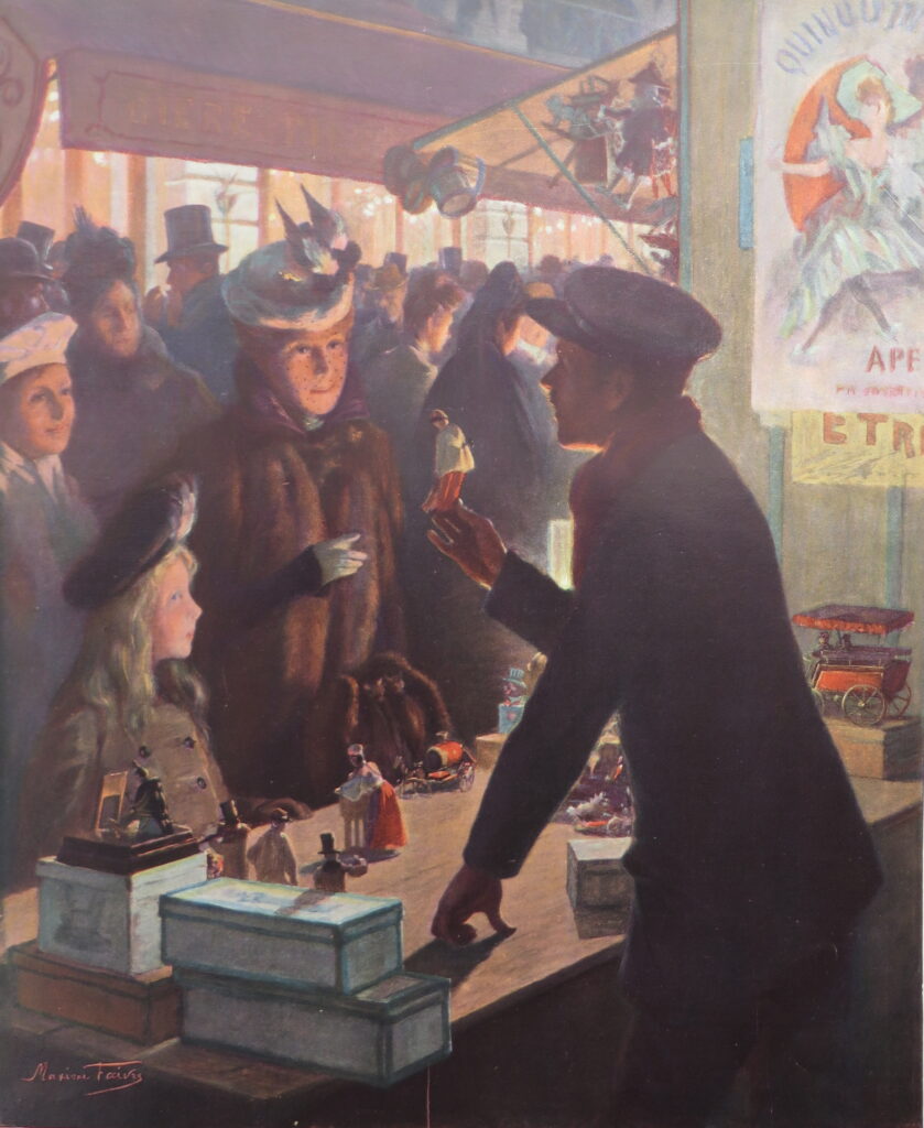 Small sale barracks and New Year's Eve in Paris - Fernand Martin Tin Toys