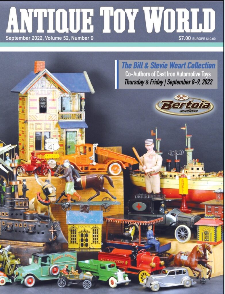 See what you can read in the September issue of the Antique Toy World ...