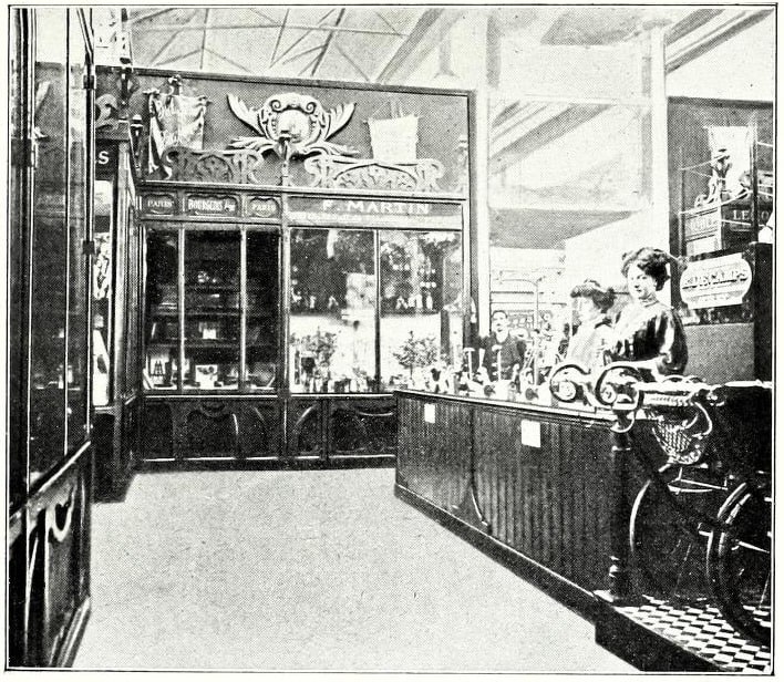 Fernand Martin stand on the World Exhibition Liège, Belgium in 1905 ...